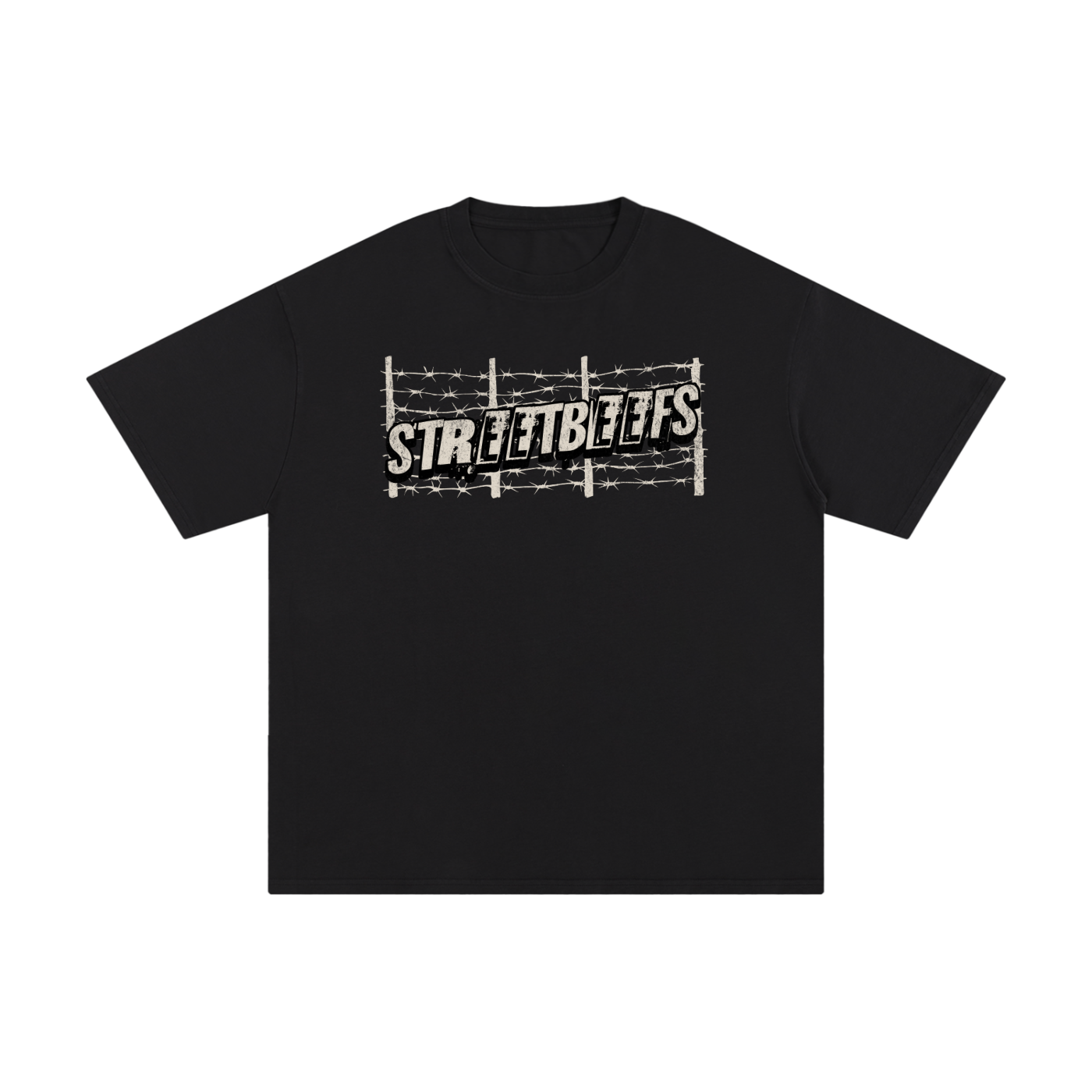 “Barbed Wire Yard” Tee – Streetbeefs merch
